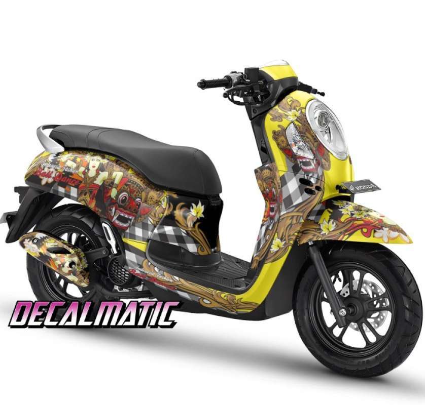 Jual Stiker Full Body Decal Dan Dashboard Scoopy Semua Tahun Barong 3 ...