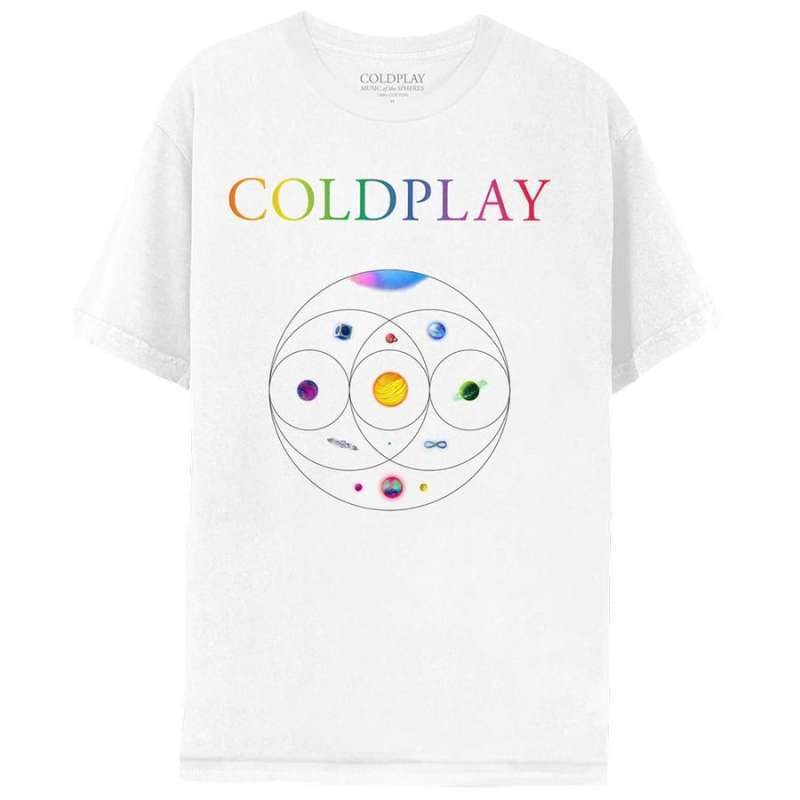 Jual [Official Coldplay] Music Of The Spheres World Tour 2022 Tee - Resmi di Seller Fanworld ...