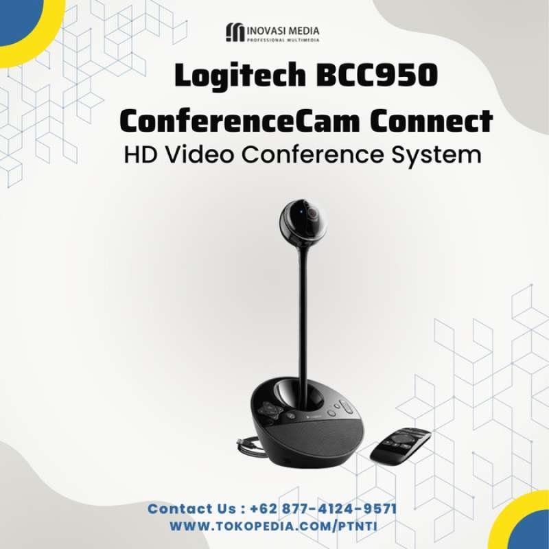 Promo Logitech BCC950 Profesional Conference cam (PTZ camera) Diskon 23 ...