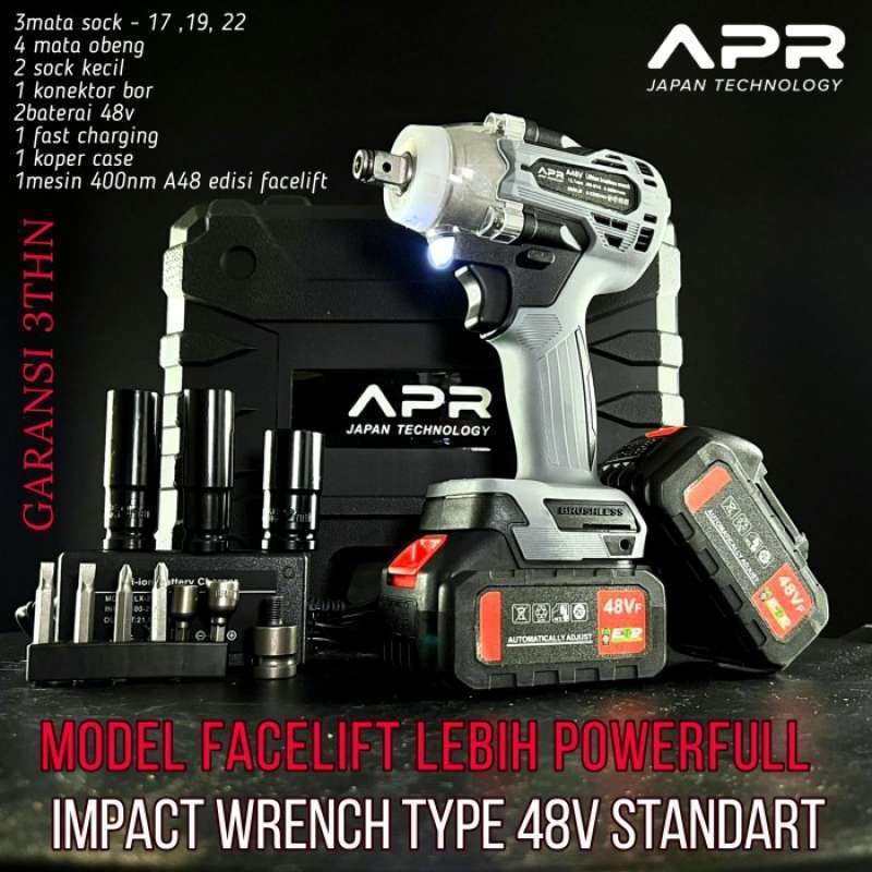 Promo Impact Wrench Apr 48v Standart Model Flift Lebih Powerfull ...