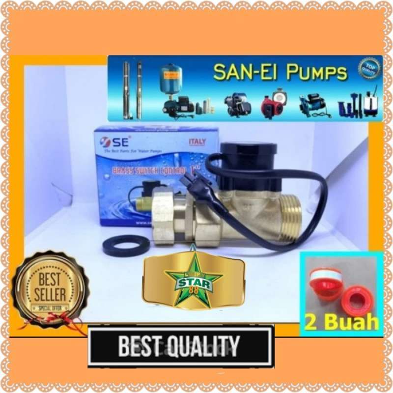 Promo Flow Switch Wasser 1 Inch Otomatis Pompa Air Pen Dorong Booster ...