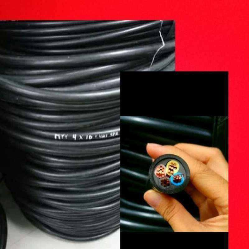 Promo Kabel Listrik/power Nyy 4x16 Mm ( Harga Per Meter ) Diskon 23% Di ...