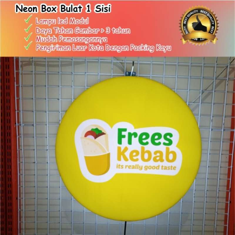 Promo Neon Box Bulat 1 Sisi 40 Cm Diskon 26% Di Seller Jaya Abadi ...