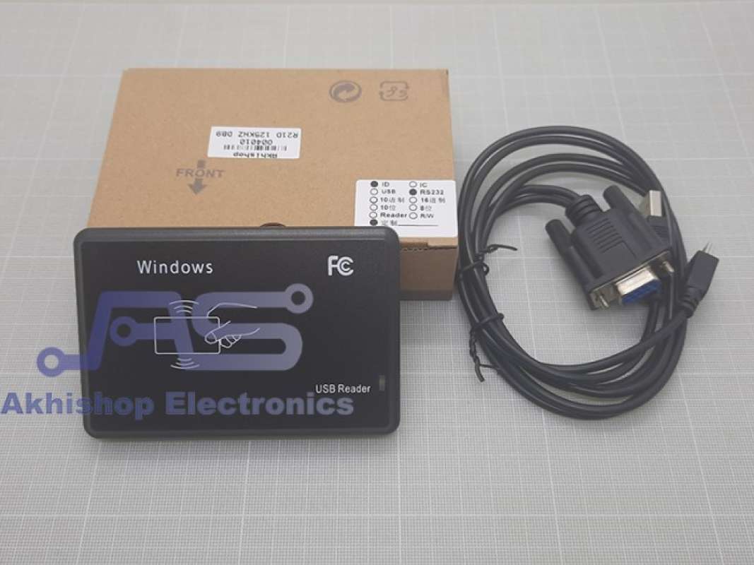 Promo Rfid Reader R21D 125Khz Em4100 Em4001 Tipe Serial Rs232 ...