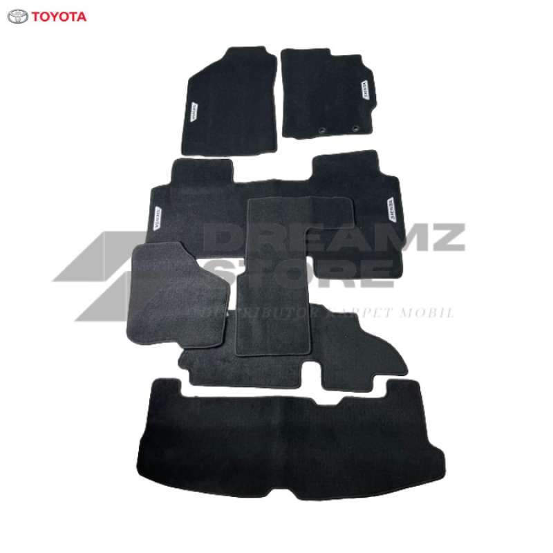 Promo Original Karpet Mobil Toyota Sienta Wheel Cab - Bludru Full Set ...