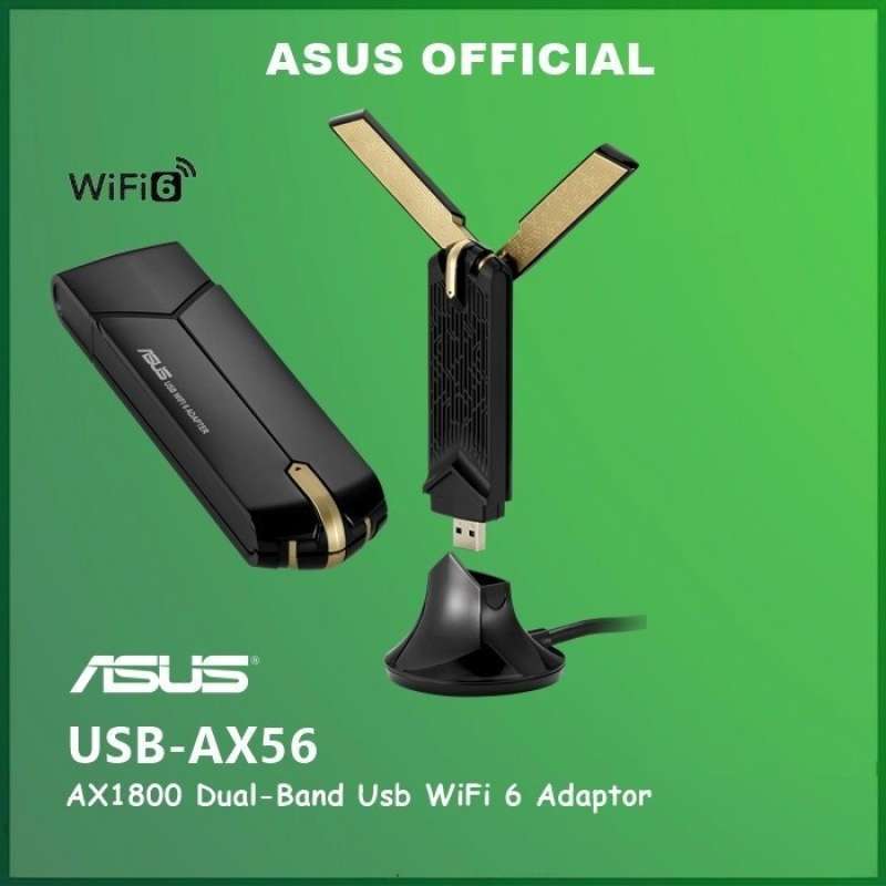 Promo ASUS USB-AX56 Dual Band AX1800 USB WiFi 6 AX56 Adapter AX 56 AX ...