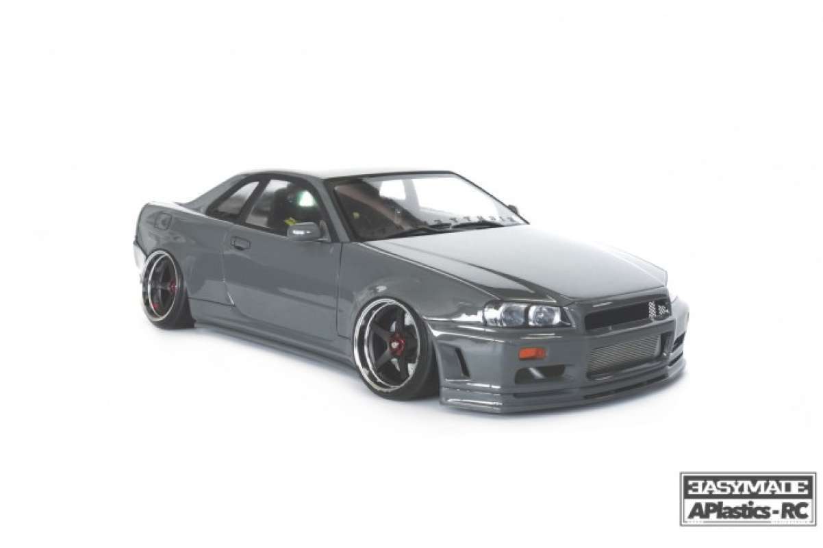 Jual APLASTICS RC NISSAN SKYLINE R34 CLEAR BODY (196MM) #AP-R34 di ...