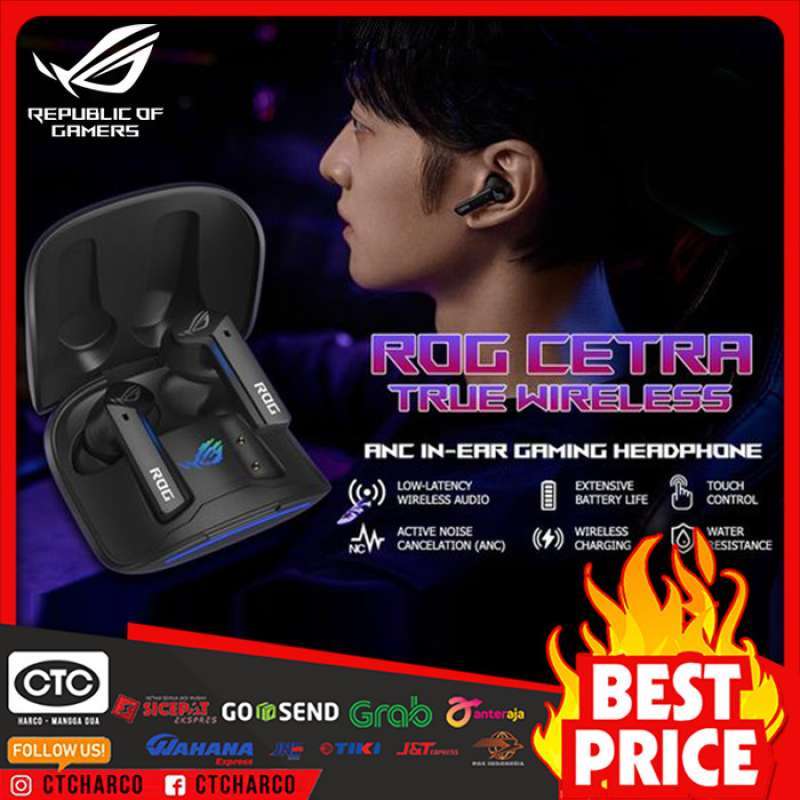 Promo Headset Gaming ROG Cetra True Wireless - Gaming Headset ...
