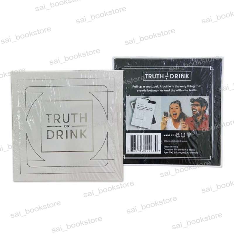 Jual Truth Or Drink Card Game Party Card Game Couple Card Game Board ...