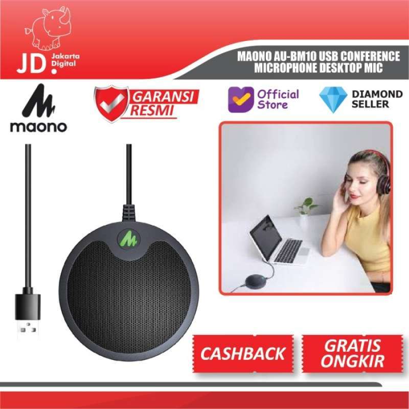 Jual MAONO AU-BM10 USB Conference Microphone Desktop Mic di Seller ...