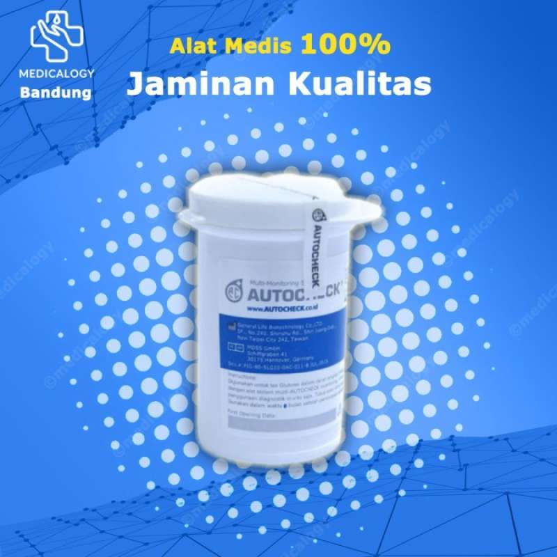 Jual Autocheck Strip Alat Cek Gula Darah | Glucose Strip (25 Strip) Di ...