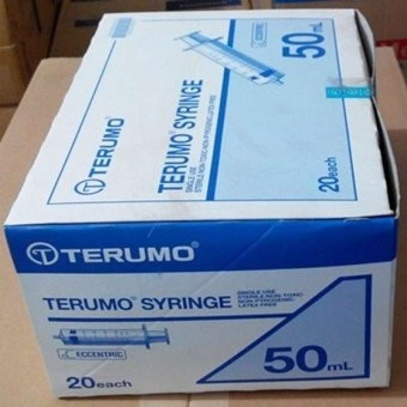 Jual Spuit 50cc Terumo/ Terumo Syringe 50ml Lubang Pinggir/ Eccentric ...