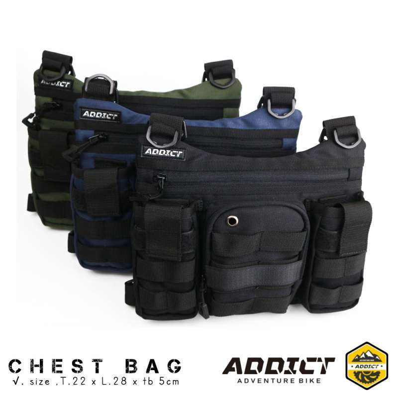 Jual Chest Bag Ransel Tas Rompi Tas Dada Addict di Seller Addict ...