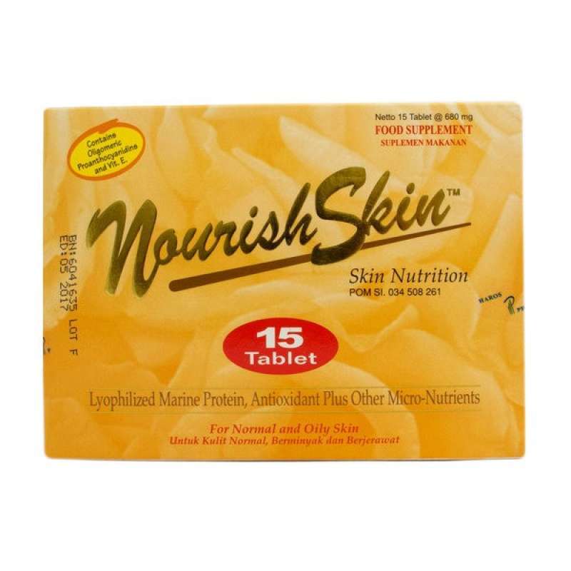 Promo NOURISH SKIN - Skin Nutrition 15 tablets Diskon 23% di Seller ...