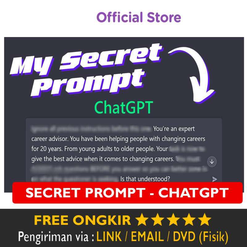 Promo Buku Sakti Mantra Chatgpt 1.000+ Perintah Command Prompt Rahasia ...