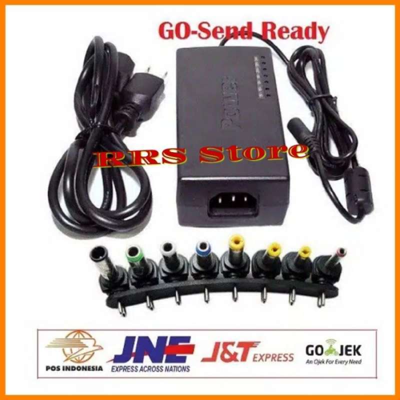 Promo Charger Adaptor Universal Laptop Monitor Cpu Pc Out Dc 12V 15V ...