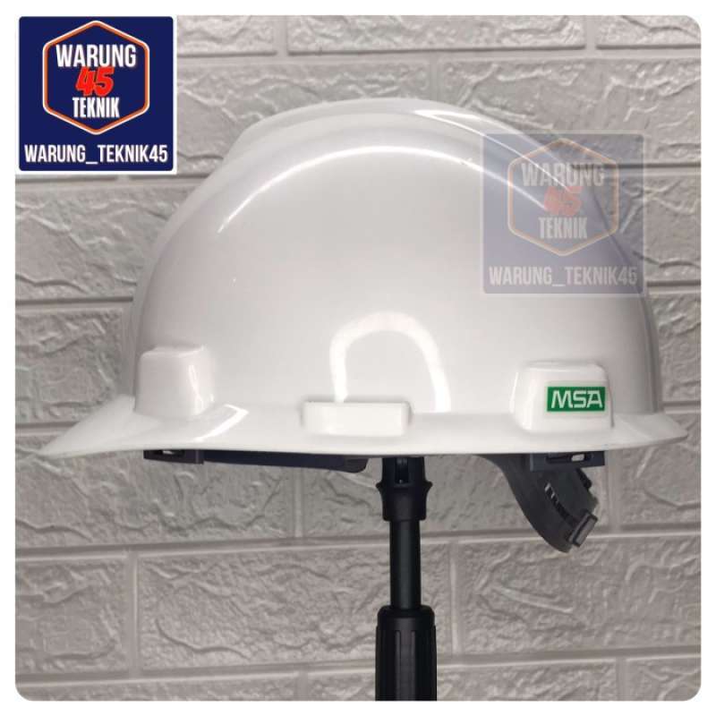 Promo HELM PROYEK SAFETY V GUARD MERK MSA SNI LOKAL SUSPENSI STANDARD ...
