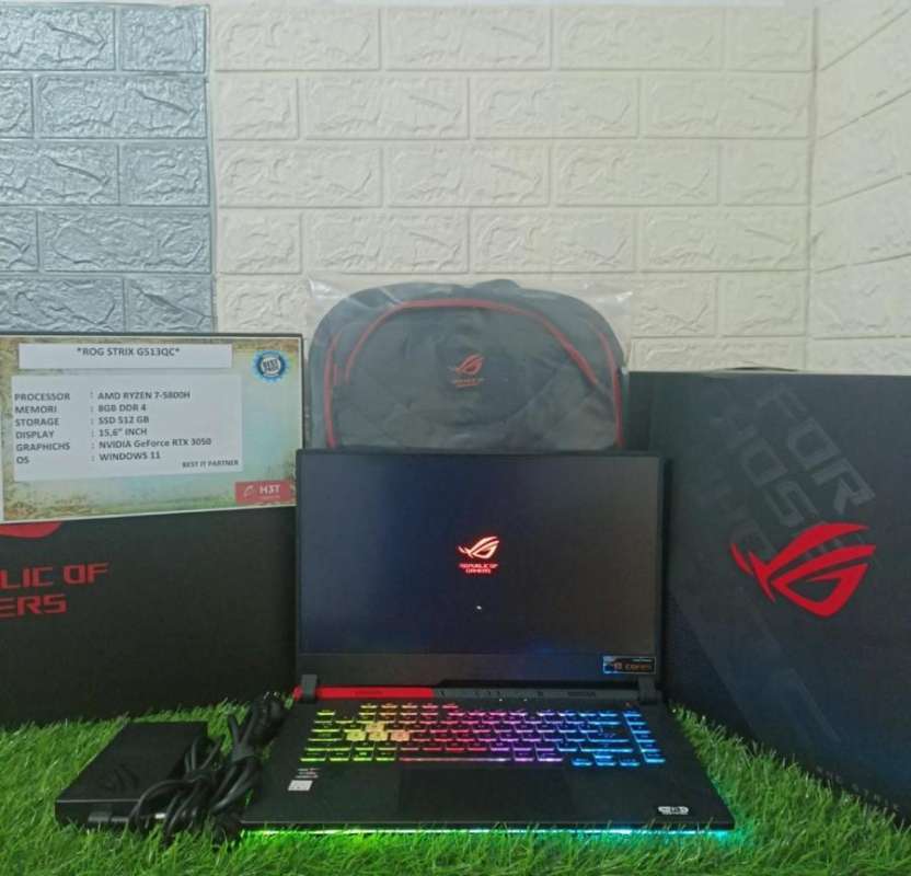 Jual Rog Strix G513qc Amd Ryzen 7-5800h Ram 8gb Ssd 512gb Nvidia Rtx ...