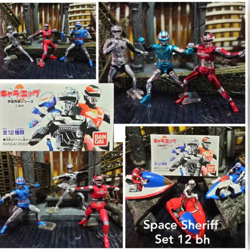 Promo Gavan figure sharivan shaider bandai set 12 bh Diskon 33% di ...