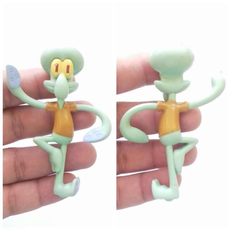 Jual Mainan / Pajangan Patung Mini Action Figure Squidward Spongebob ...