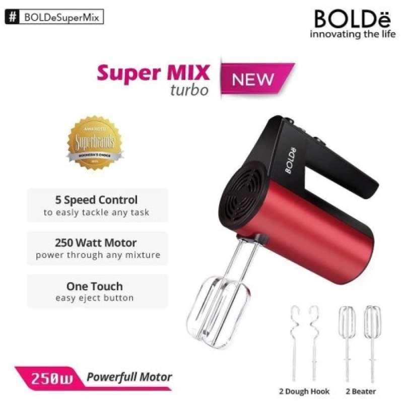 Jual Hand Mixer Bolde Turbo Hand Mixer Super Mix Turbo Mixer Tangan Di ...