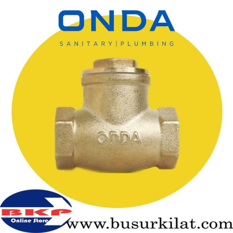 Promo Check Valve 2 Inch Onda Brass ( Kuningan ) Diskon 33% Di Seller ...