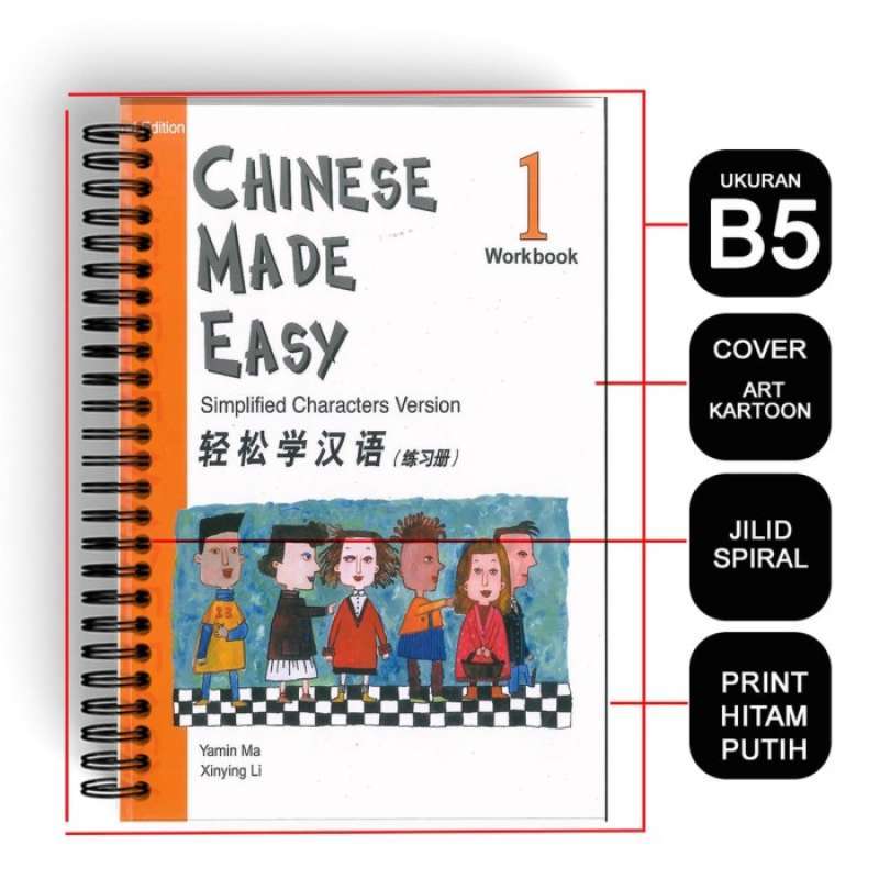 Promo Buku Belajar Bahasa Mandarin Chinese Made Easy Workbook Diskon 23 ...