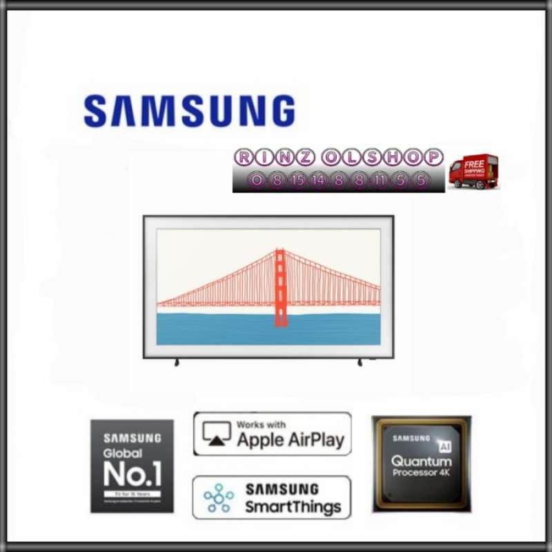 Promo LED TV SAMSUNG 55LS03A THE FRAME QLED UHD 4K WITH BEZEL ...