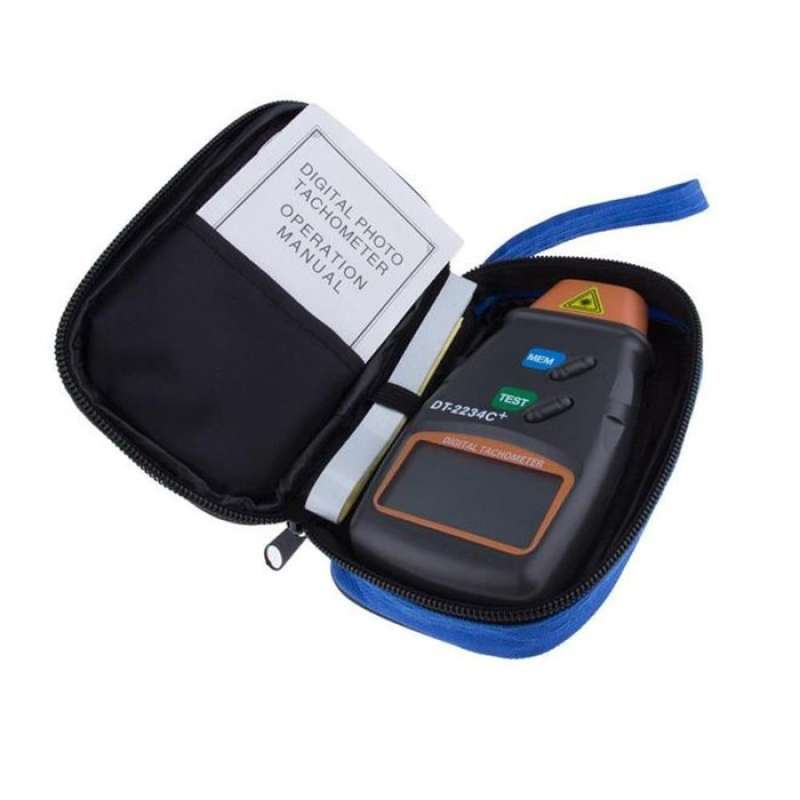 Promo Tachometer Digital Laser Alat Ukur Rpm Test Meter Putaran Dt2234 ...