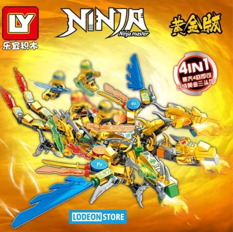 Jual Brick Ninja Minifigure Dan Naga 4 Dragon Original Harga Termurah ...