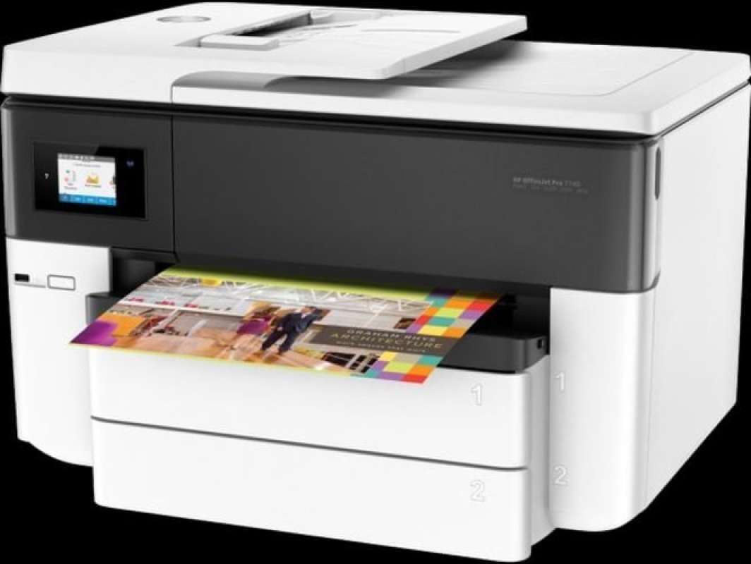 Promo Printer Hp A3 Officejet Pro 7740 All In One Wide Format Print ...