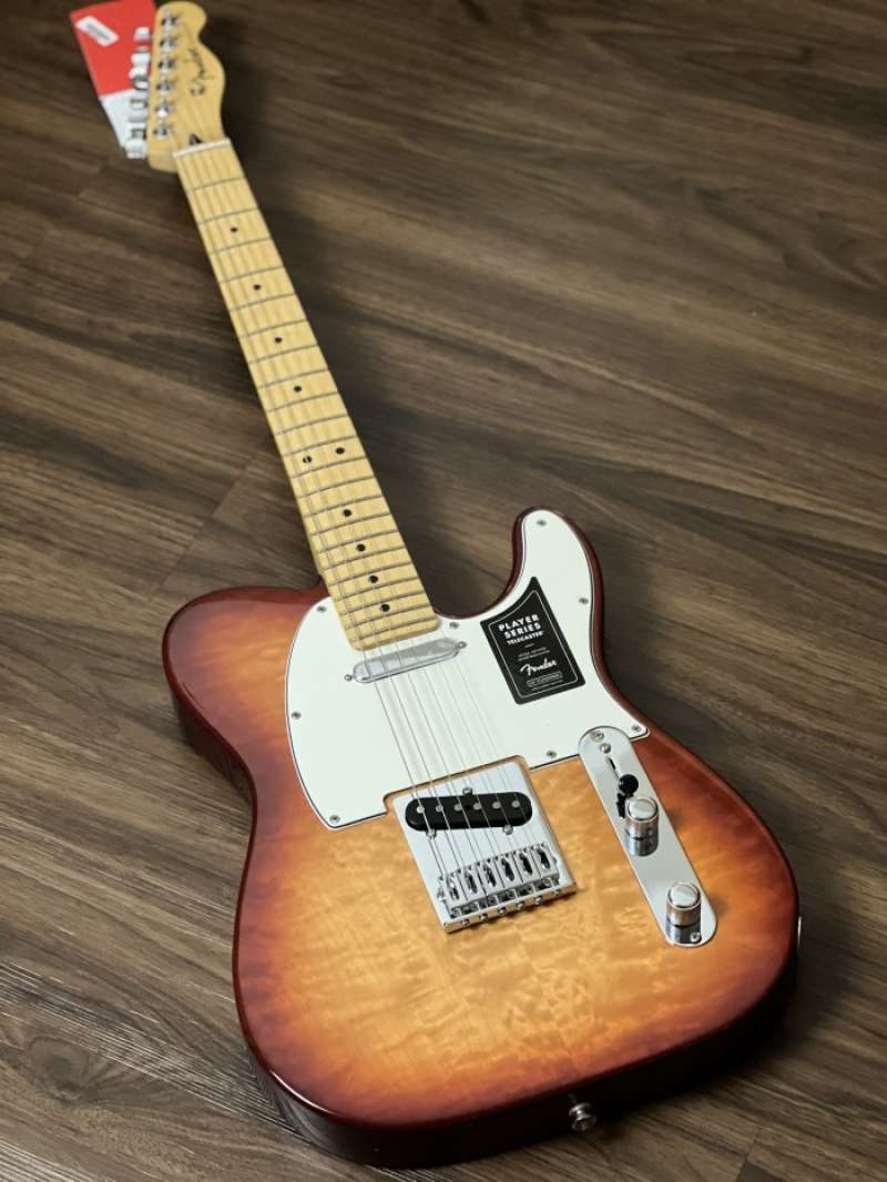 Promo Fender Ltd Ed Player Plus Top Telecaster Maple Fb In Sienna ...