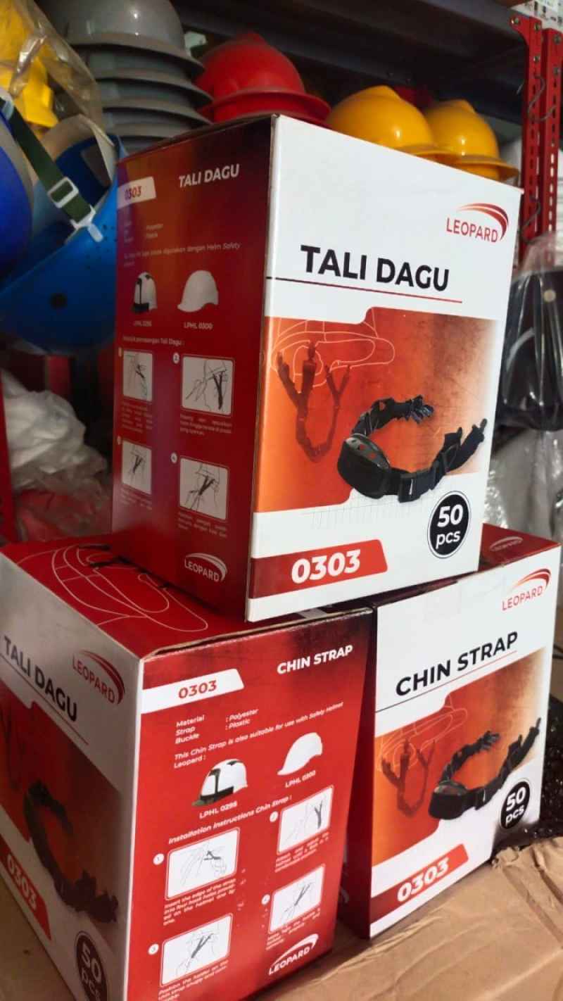 Promo tali dagu helm safety y v 4 titik chin strap leopard 1 box 50 pcs ...