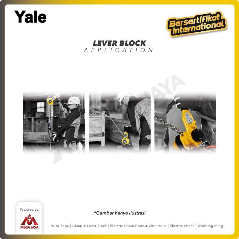 Jual YALE Lever Block / Lever Hoist 3 Ton x 1.5 Meter UNOplus di Seller ...