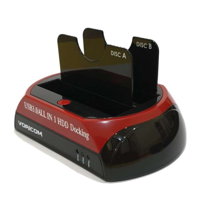 Promo Docking Harddisk Sata 2 Bay Usb 3.0 Hdd Docking High Speed Vcom ...