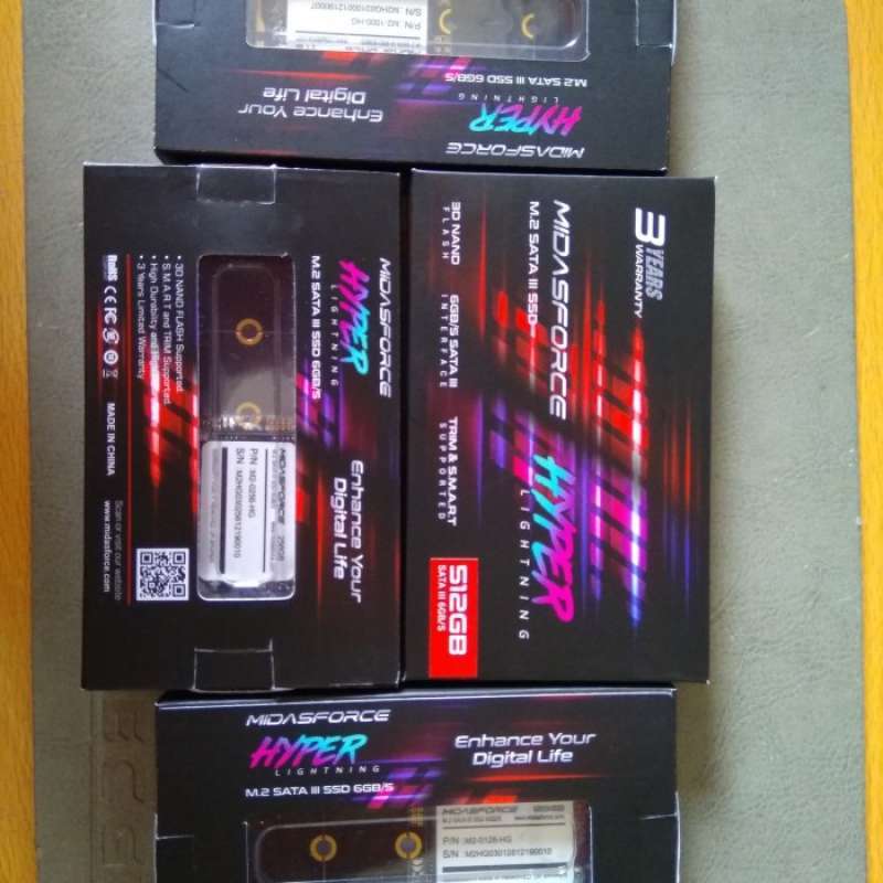 Promo Midas Ssd M2 Sata M.2 Sata Iii 2280 512gb Midasforce Hyper ...