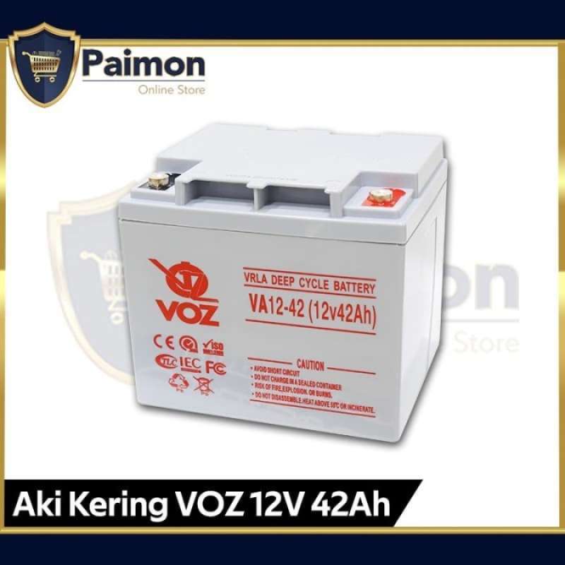 Promo Baterai VRLA Aki 12V 42 Ah Baterai Deep Cycle Battery Voz 12V 42 ...