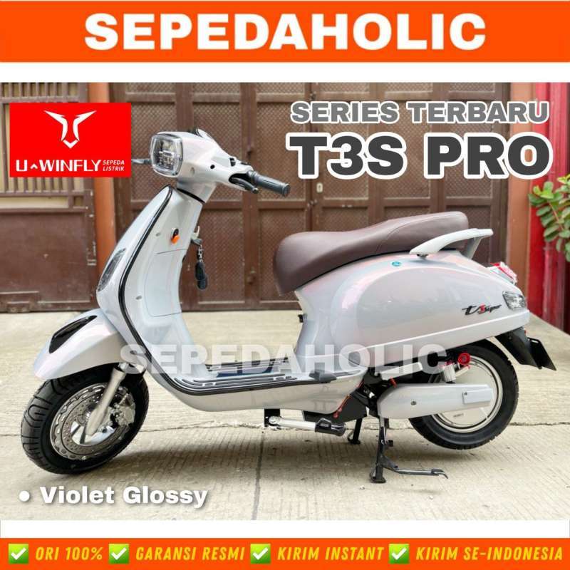 Promo Sepeda Motor Listrik UWINFLY T3S PRO NEW 1200 Watt Electric E ...