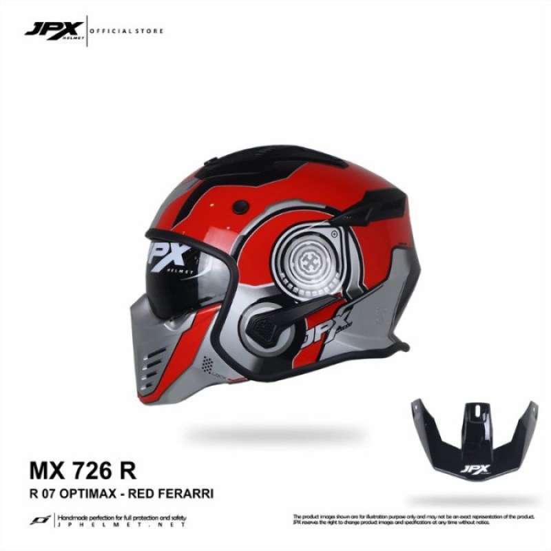 Promo Helm Jpx Full Face Mx-726r - R07 Optimax | Helm Transformers ...
