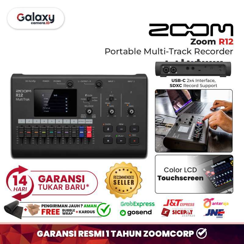 Jual Zoom R20 Multi Track Recorder Mixer Interface Multitrack Audio Resmi di Seller Galaxy ...