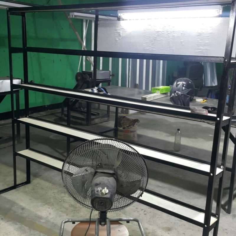 Jual Rak Aquarium Cupang & Lampu Led 160x17x135 4 Susun/ambalan Di ...