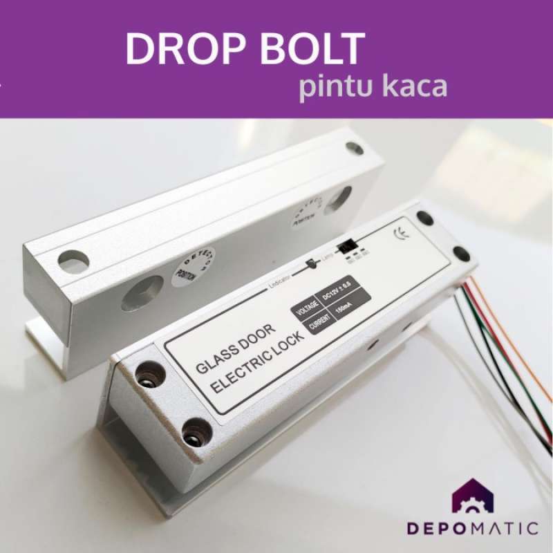 Promo dropbolt pintu kaca frameless akses door drop bolt Diskon 8% di Seller AXELLE - Wanajaya ...