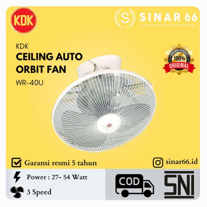 Jual Kdk Ceiling Auto Orbit Fan Kipas Angin Plafon 16 Wr 40U Wr40U di ...