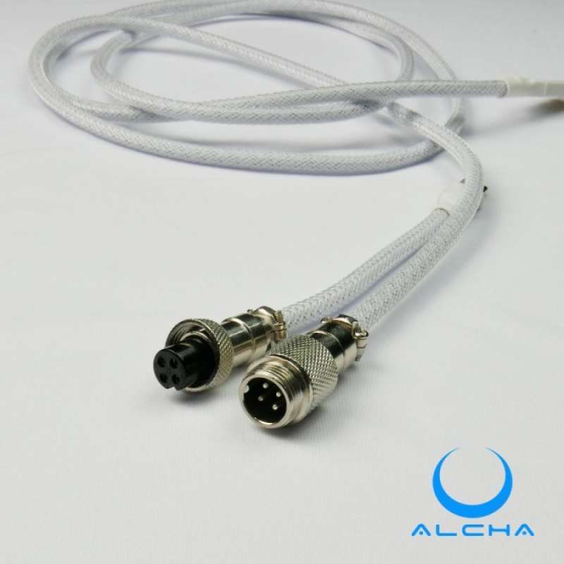 Promo ALCHA CABLE USB TYPE C WHITE AVIATOR JOINT MECHANICAL KEYBOARD ...