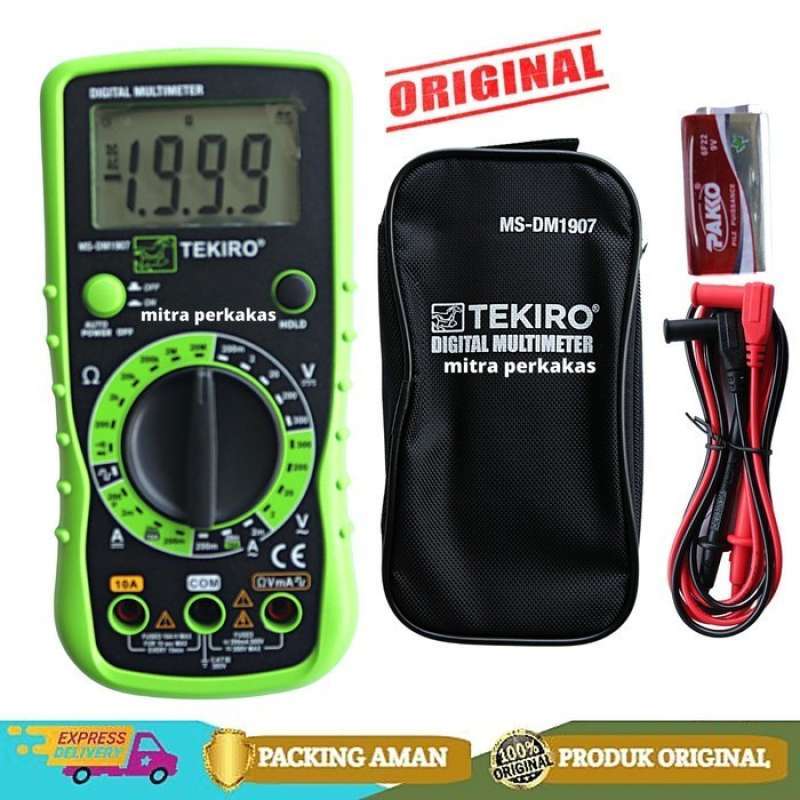 Promo TEKIRO DIGITAL MULTIMETER / MULTI TESTER / AVO METER DIGITAL ...