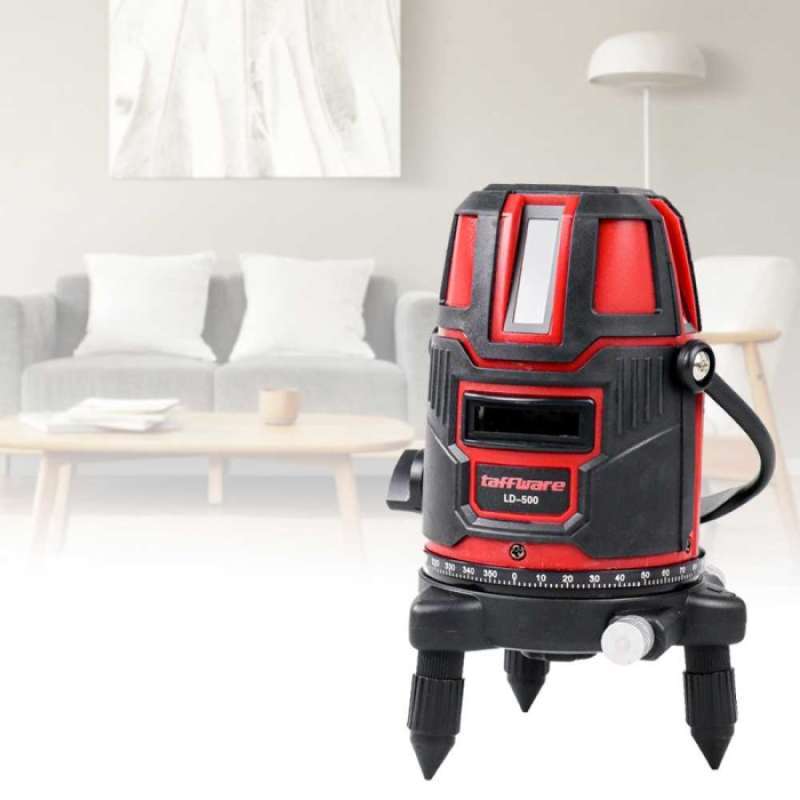 Promo Hilda Laser Level 5 Line Meteran Garis Leveling Alat Ukur Diskon ...