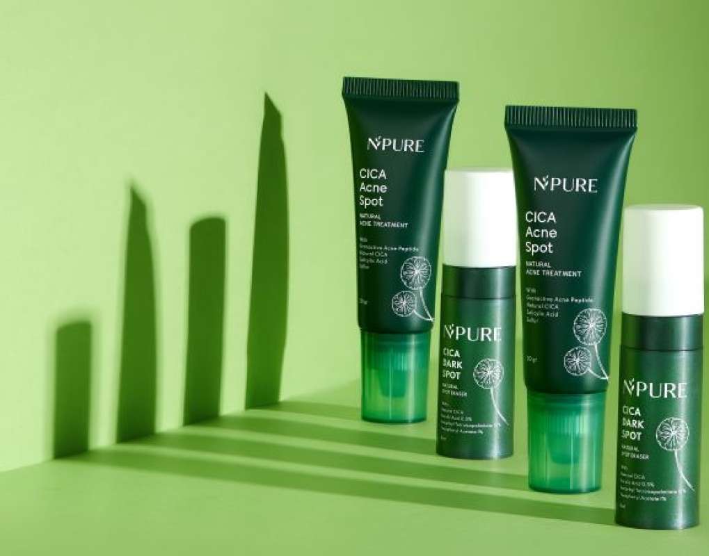 Jual N'PURE CENTELLA ASIATICA FACE PRIMER SERUM / CICA CHOCOMINT CLAY ...