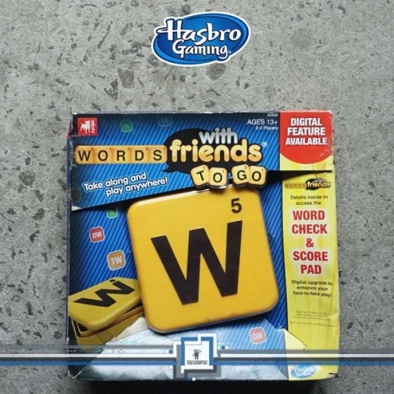 Promo Hasbro Gaming WORDS with Friends To Go Portable Not Boggle ...