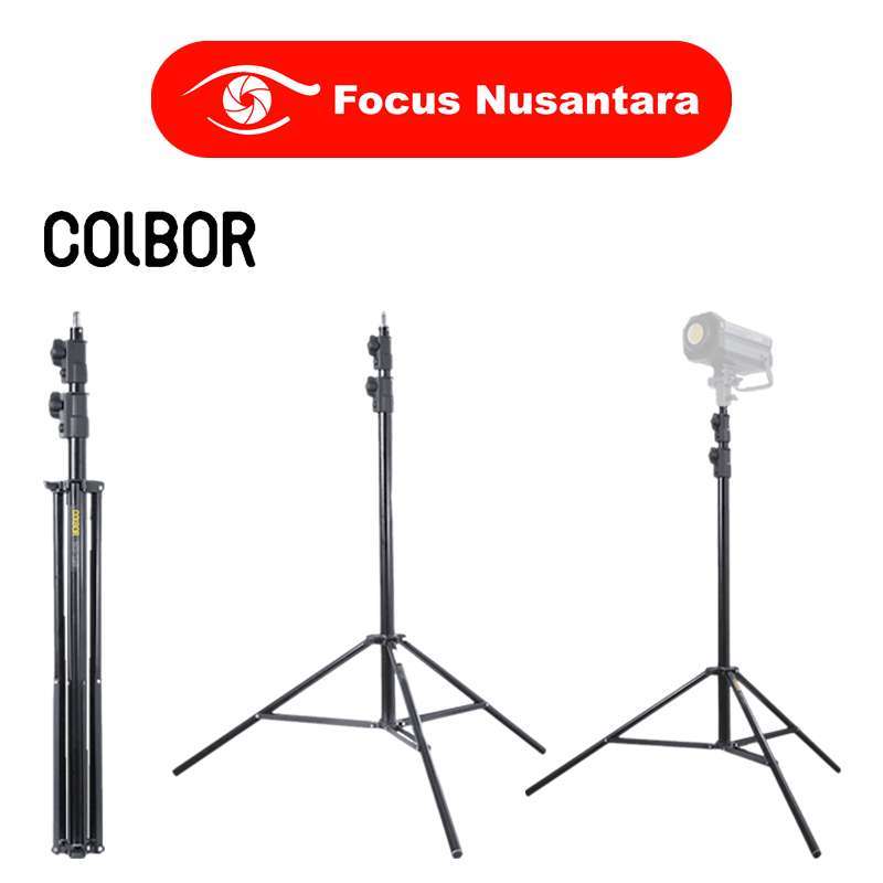 Jual FOCUS NUSANTARA - COLBOR LIGHTSTAND 260cm Tripod - Stand Lampu ...