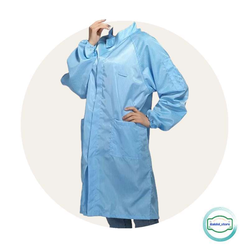 Promo Jas Lab Anti Statis Esd Cleanroom Medis Diskon 13% di Seller ...
